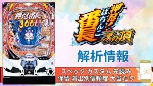 パチンコ「Re:ゼロから始める異世界生活 鬼がかり 199ver.」評価解析情報 スペック カスタム 先読み 保留 通常時 RUSH 信頼度 | アミュタメ